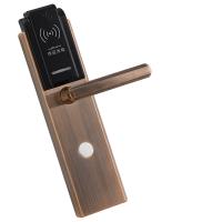 China Hotel Security Electronic Door Lock / Entry Door Lock With Antique Finishing for sale