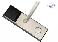 China High Security Electronic Card Door Lock For Hotel Entrance 62.5mm Center Distance for sale