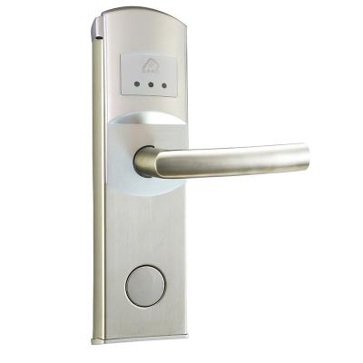 China Intelligent Security Electronic Door Lock Card / Key Open with Stainless Steel for sale