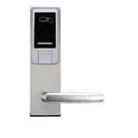 China 62mm Backset Card / Key Open Electronics Door Lock For Hotel Room SUS201 for sale