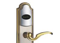 China Smart Plated Gold / Nickel Electronic Door Lock RFID Card Digital Keyless Door Locks for sale