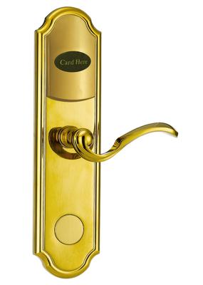 China Card / Key Open Electronics Door Lock For Hotel 70mm Backset ISO9001 Certification for sale