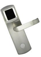 China Intelligent Hotel Electronic Door Lock Brushed Nickel Finishing Zinc Alloy Cylinder for sale