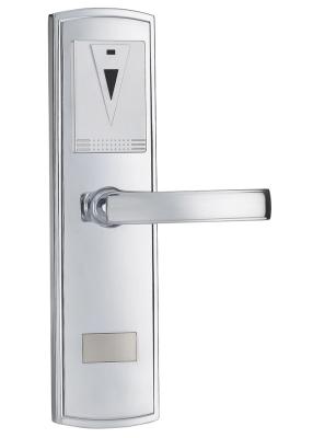China Plated Nickel Zinc Alloy Electronic Door Lock With Card / Key Open Ways OEM for sale