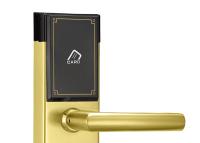 China Brushed Zinc Alloy Digital Electronic Card Lock SUS304 For Hotel Room Safety for sale