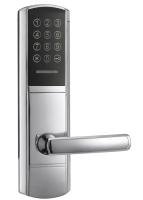 China Silver Color Electronic Door Lock Unlocked by Password or Emid Card for sale