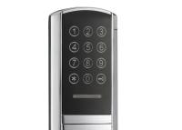 China Silver Color Electronic Door Lock Unlocked by Password or Emid Card for sale