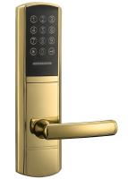China PVD gold Electronic Door Lock Unlocked by Password or Emid Card for sale