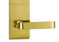 China PVD gold  Electronic Door Lock Unlocked by Password or Emid Card for sale