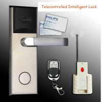 China Satin Stainless Steel Remote Control Electronic  Hotel Door Lock for sale