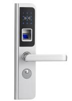 China Digital Biometric Fingerprint Electronic Door Lock 60mm Backset 68mm Center Distance for sale