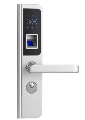 China Digital Biometric Fingerprint Electronic Door Lock 60mm Backset 68mm Center Distance for sale