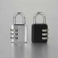 China Colorful Resettable Combination Padlock 3 Digit Password Suicase Padlock for sale