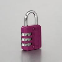 China Colorful Resettable Combination Padlock 3 Digit Password Suicase Padlock for sale