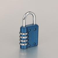 China 4 Digit Weatherproof Resettable Combination Padlock Multi Color For Travel Suitcase for sale