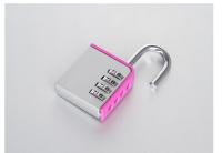 China Luggage Mini Zinc Alloy Combination Padlock 3 Digital Password Padlock for sale