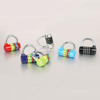 China Zinc Alloy Steel Door Combination Lock Padlock Number Combination Round Shape for sale