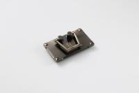 China Electroplated Cabinet Drawer Furniture Hardware Pulls Zinc Alloy 75 * 44 * 17 Mm OEM for sale