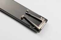 China Rectangle Antique Style Furniture Hardware Drawer Pulls With Fasteners Parts for sale