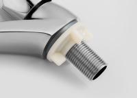 China Contemporary Unique Kitchen Single Handle Sink Faucets Chrome Plated Sanitary Ware for sale