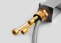 China Mono Polished Brass Bathroom Faucets , Basin Mixer Taps Long Life Span for sale