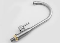 China Contemporary Modern Sink Faucets For Kitchen , Brass Construction for sale