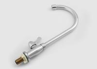China Commercial Kitchen Single Hole Sink Faucets Fit Counter Hole From 40mm To 48mm for sale