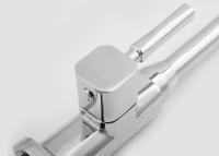 China Single Hole Kitchen Sink Faucets Mechanical Deck Mounted Plated And Brushed for sale