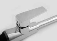 China Kitchen Mixer Sink Faucets Mechanical Deck Mounted Plated / Plate Chrome for sale