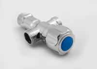 China Three Heads Modern Bathroom Faucets Mixer Angle Valve Hardwares For Indoor for sale