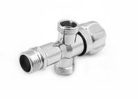 China Three Heads Modern Bathroom Faucets Mixer Angle Valve Hardwares For Indoor for sale