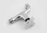 China Kitchen / Bathroom Sink Faucets 260g Chrome Plated Finishing Brass Water Taps for sale