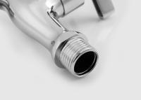 China Kitchen / Bathroom Sink Faucets 260g Chrome Plated Finishing Brass Water Taps for sale