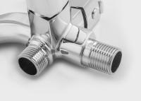 China Multi Functions Handle Sink Faucets Plate Chrome / Zinc Alloy Open mounting Water Tap for sale