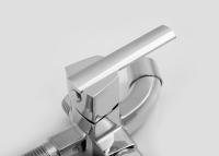 China Multi Functions Handle Sink Faucets Plate Chrome / Zinc Alloy Open mounting Water Tap for sale