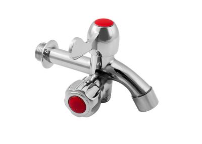 China More Functions Double Handles Water Tap Plate Chrome & Zinc Alloy Open-Mounting for sale
