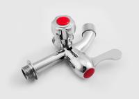 China More Functions Double Handles Water Tap Plate Chrome & Zinc Alloy Open-Mounting for sale