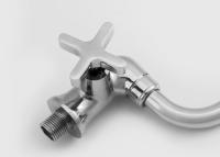 China Universal Commercial Kitchen Faucets Stainless Steel Pipe Brass Water Taps for sale