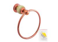 China New Design Bathroom Accessories Towel Ring Brass and Bowlder & Rose Gold Plating for sale