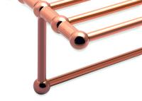 China Plate Rose Gold Finishing Towel Shelf  Bathroom Accessories Towel Racks for sale