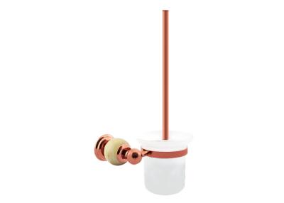 China Modern Design Toilet Brush & Holder Concealed Screw Mounting Bathroom Stuff for sale
