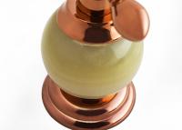 China Decorative Brass Double Robe Hooks Bathroom Decorations Rose Gold Color for sale