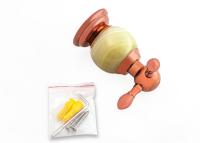 China Decorative Brass Double Robe Hooks Bathroom Decorations Rose Gold Color for sale