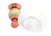 China Wall Mounted Bathroom Accessory Brass and Boulder Soap Shower Accessories Holder for sale