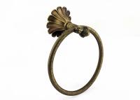 China Decorative Design Bathroom Accessory Towel Ring with Antique Brass Material for sale
