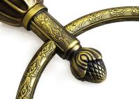 China Decorative Design Bathroom Accessory Towel Ring with Antique Brass Material for sale
