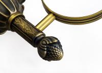 China Toilet Brush Holder Brass Antique Bathroom Stuff Special Style For House for sale