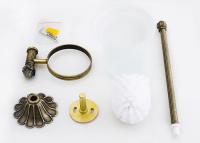 China Toilet Brush Holder Brass Antique Bathroom Stuff Special Style For House for sale