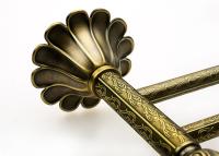 China Modern Design 886g Light Double Towel Bar Antique Brass Bathroom Essentials for sale