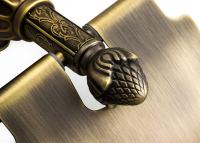 China Special Design Bathroom Accessories Antique Toilet Paper Holder Brass Material for sale